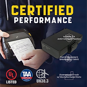 Artisan Power Replacement Battery for Zebra QLn320, QLn220, ZQ500, ZQ510, ZQ520, ZQ610, & ZQ620 Printers: 3180 mAh