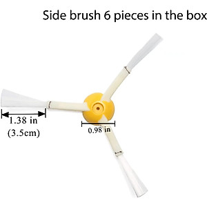Replacement Parts Accessories Compatible for iRobot ALL Roomba 600 Series :675 670 665 690 692 694 671 677 650 655 614 620 Side Main Roller Brush Filter
