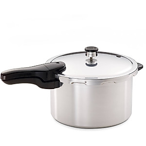 Strong, Heavy-Gauge Aluminum Pressure Cooker, 8-Quart Liquid Capacity