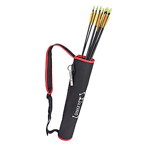 ELONG Fiberglass Arrows Archery 26 Inch Target Shooting Practice Safetyglass Recurve Bows Suitable for Youth Children Woman Beginner (6 pcs)