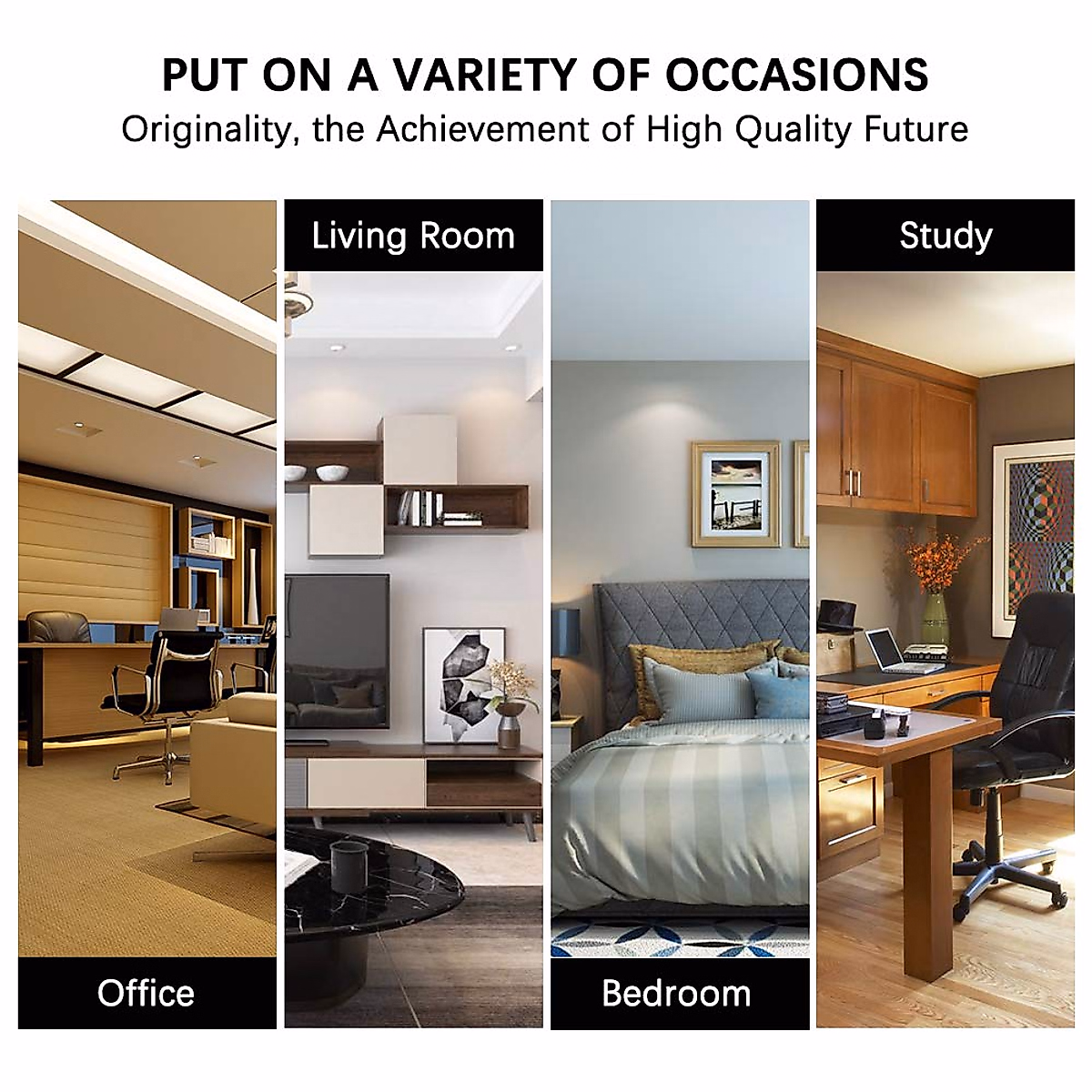 QUMENEY Tree Bookshelf, 5 Shelf Display Bookcase,Tree Bookcase for Books/CDs/Albums/Files Holder, Free Standing Book Shelves Organizer for Office，Bedroom, Living Room (Light Walnut)