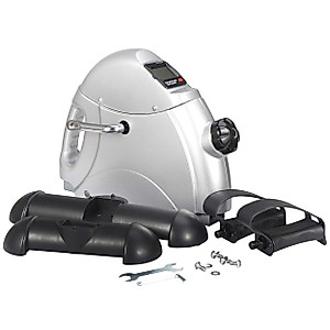 HomGarden Pedal Exerciser Bike Pedals w/LED Screen Display for Legs and Arms Exerciser,Portable Mini Cycle Bike Under Desk Floor Foot Pedal Small Recumbent Equipment Machine