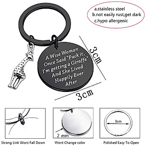 TGBJE Giraffe Jewelry Giraffe Gift Woman Motivation Gift Woman Divorce gift