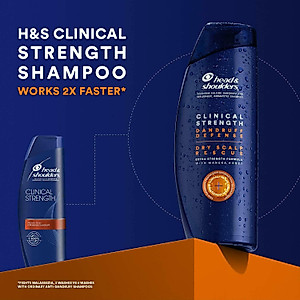 Head and Shoulders Anti Dandruff Clinical Strength, Seborrheic Dermatitis Shampoo, 3.5 Fl Oz (Pack of 2)