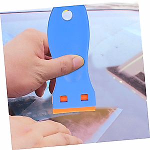 Zerodeko 3pcs Degumming Razor Car Plastic Razor Adhesive Plastic Razor Plastic Razor Remover Glass Decals Razor Glass Plastic Razor Scraper Sticker Scraper Window Plastic Scraper