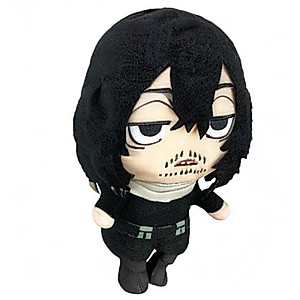 Great Eastern Entertainment My Hero Academia- Aizawa 8" H Plush, Multi-Colored,15 years and over