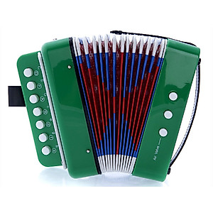 D'Luca G105-GR Child Button Accordion, Green