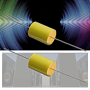 Axial Metallised Polypropylene Film Capacitor 0.47uF 470nF ±5% 630V Rated with Long Lead for Radio Amplifier Pack of 20