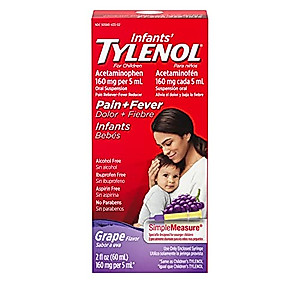 Infants' Tylenol Acetaminophen Liquid Medicine, Grape, 2 fl. oz