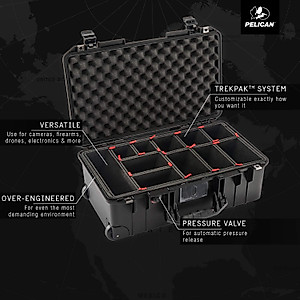 Pelican Air 1535 Case With TrekPak Dividers (Black)