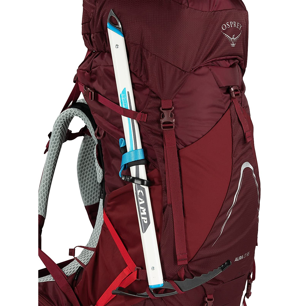 Osprey Aura AG LT 65L Women's Backpacking Backpack, Antidote Purple, WM/L