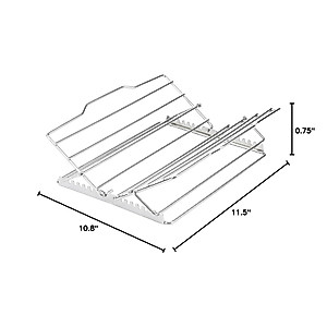 BRADSHAW INTERNATIONAL 23803 Chrome Adjustable Roast Rack