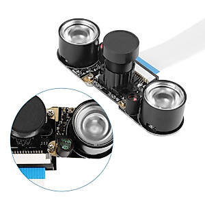 BORDSTRACT Camera Module Camera Module 72° Night Visionss Auto Switch Ir Cut Camera Module Board Standard 5mp Designed for B 3/2 Ov5647 Sensor with Night Visionss Led Fill Light