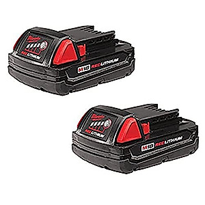 Milwaukee 48-11-1811 M18 Compact 1.5 Ah Battery - 2 Pack