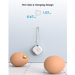 Govee Hygrometer Thermometer, Wireless Thermometer, Mini Bluetooth Humidity Sensor with Notification Alert, Data Storage and Export, 262 Feet Connecting Range