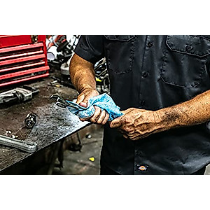 GUNK MPDW30 Multi-Purpose Degreasing Wipes 30-Count 8 x 12 inch 2-Sided Smooth or Scrubby Texture