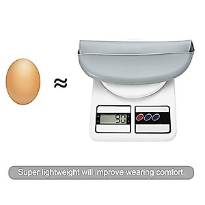 PandaEar Cute Super Thin Light Weight Unisex Silicone Baby Bibs Waterproof (Blue/Purple/Grey)