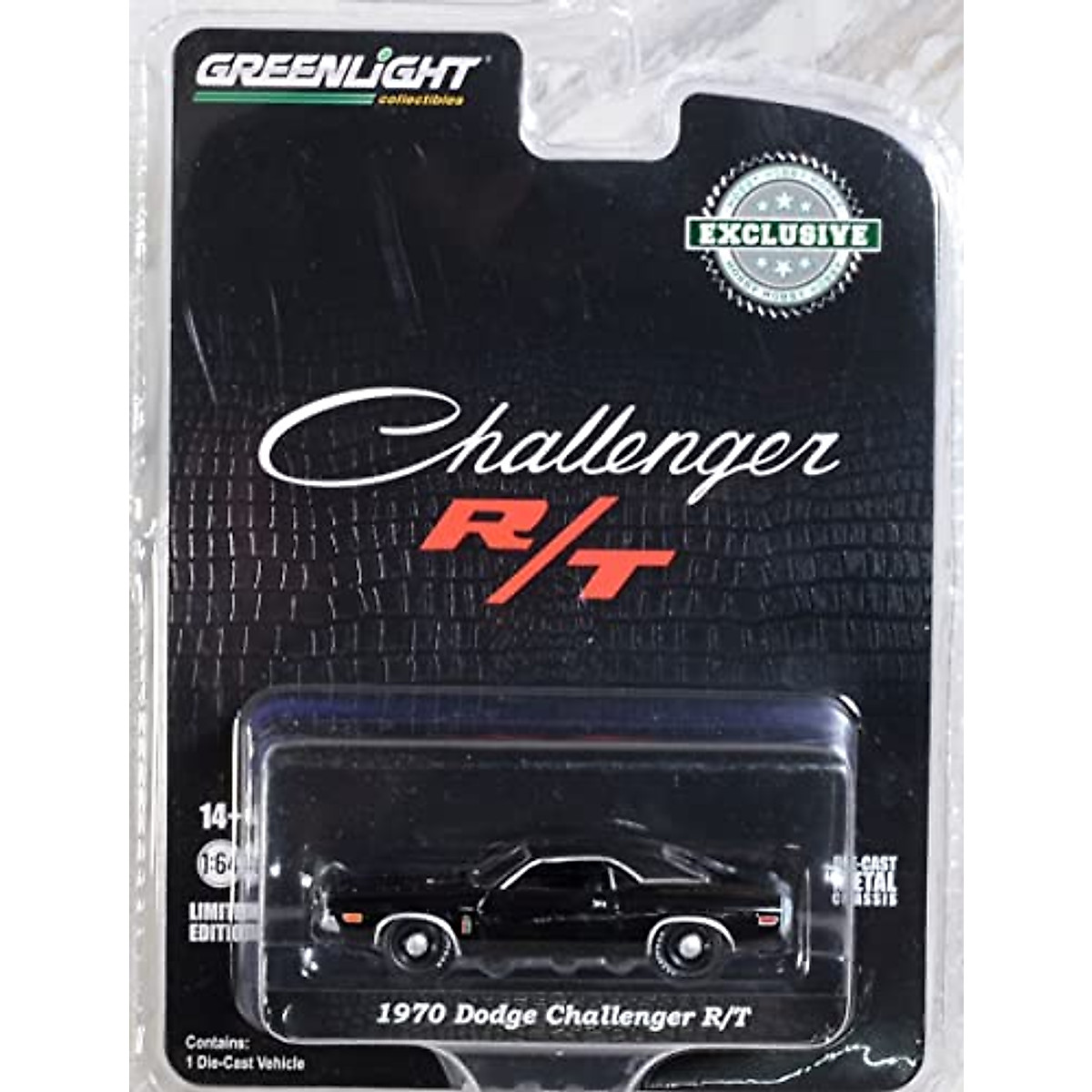 GreenLight 1:64 1970 Dodg&e Challenger R/T 426 HEMI - The Black Ghost (Hobby Exclusive) 30297 [Shipping from Canada]