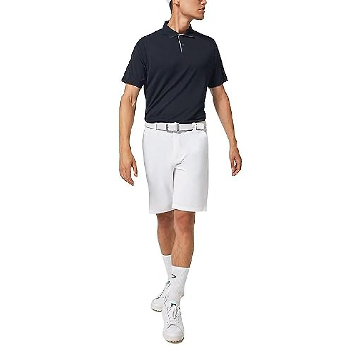 Oakley Mens Divisional Uv Ii Polo Shirt, Blackout, Large US