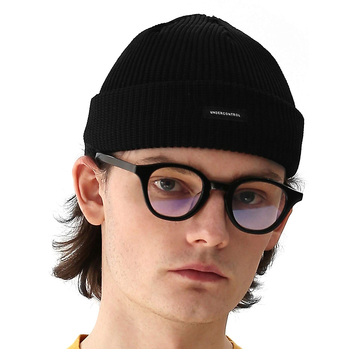 UNDERCONTROL Aerocool Comfortable Fourseasons Summer Beanie Free Size Cooling for Men Women Unisex Plain Light Weight Workout Cool Skull Hat Cap Made in Korea (Black)