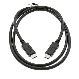 cablecc Reversible Design USB 3.0 3.1 Type C Male Connector to Male Data Cable for Tablet &Mobile Phone & Hard Disk Drive