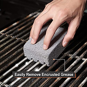 Ultimate 25 Piece Griddle Cleaning Kit for Blackstone | Complete Flat Top Grill Accessories Kit with Scraper, Cleaning Brick, Scouring Pads | Easy Cleaning on Hot or Cold Surfaces