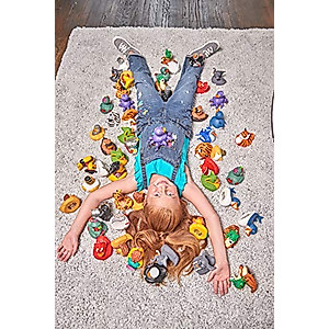 Wild Republic Rubber Ducks, Bath Toys, Kids Gifts, Pool Toys, Water Toys, Red Dragon, 4"