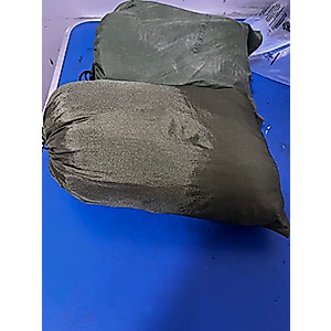 Camping Hammock with Rain Fly Tarp and Mosquito Net with Tree Straps，1/2 Person Portable Hammocks with Rain Cover for Indoor Outdoor Backpacking Hiking Travel Yard Activities Green