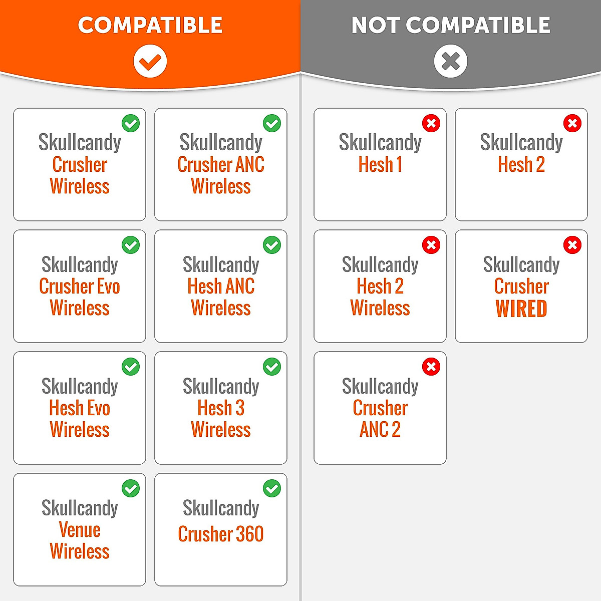 WC Wicked Cushions Extra Thick Earpads for Skullcandy Crusher/Evo/Hesh 3 Headphones & More | Improved Durability & Thickness for Improved Comfort and Noise Isolation | Purple Speed Racer