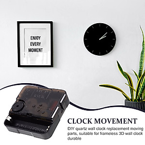 EXCEART Clock Movement Mechanism- Wall Clock Movement Mechanism Clock Repair Parts Replacement Battery Operated Silent Clock Movements