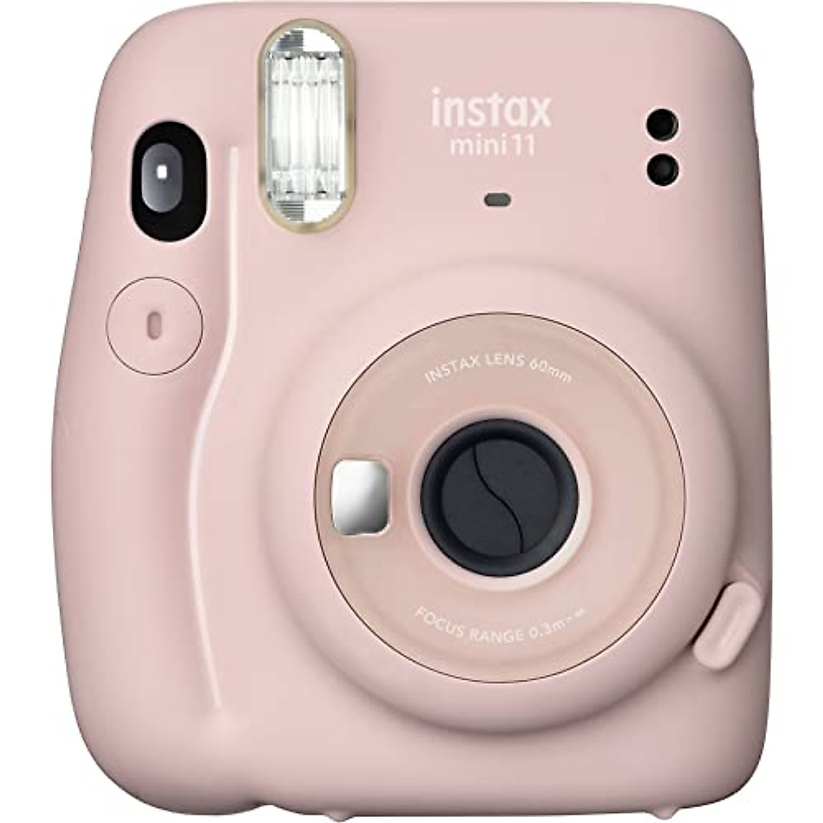 Fujifilm Instax Mini 11 Instant Camera + Fuji Instax Film 20 Shots + Protective Case + Frames Design Kit (Blush Pink)