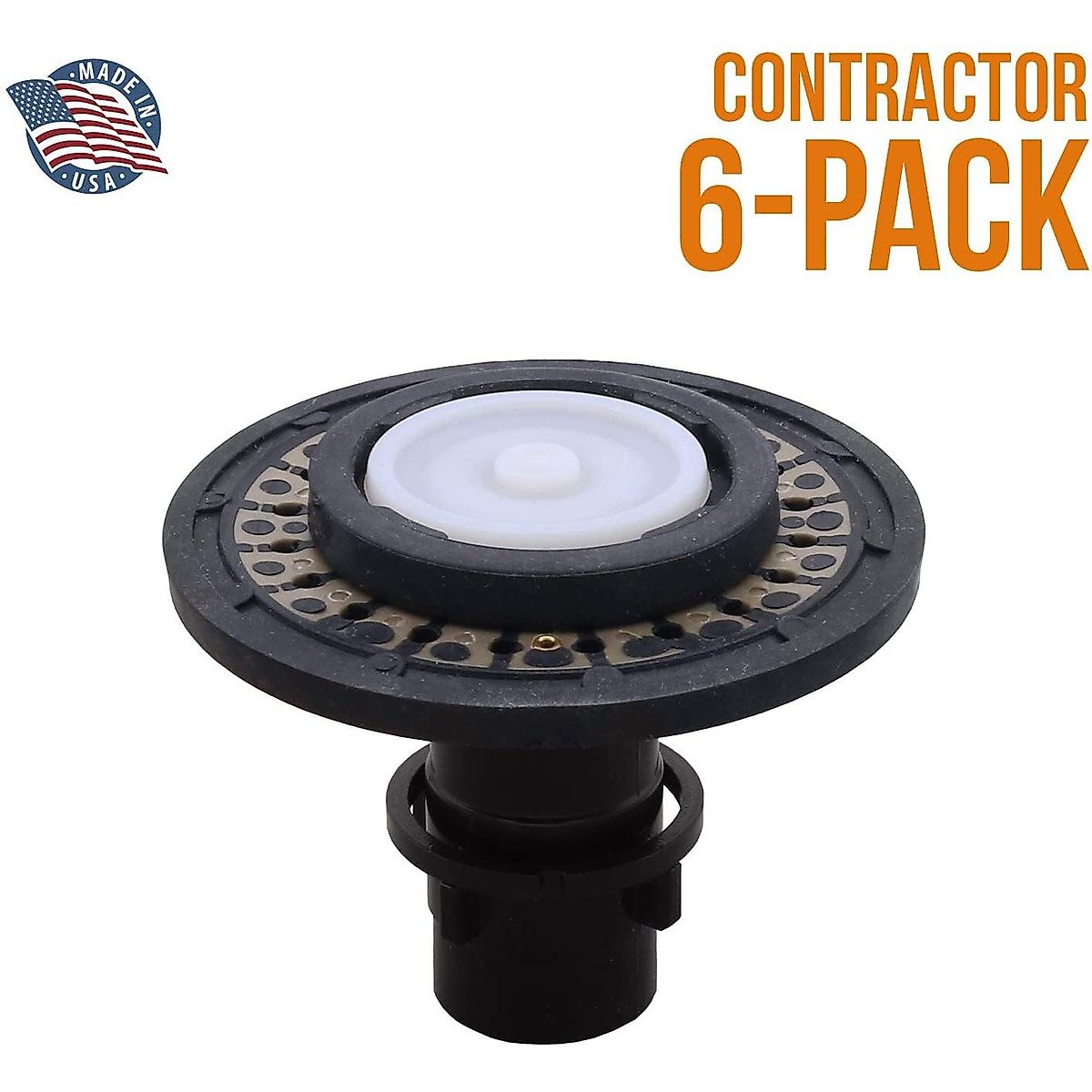 Bennington 6 Pack Toilet Relief Flush Valve Repair Kit Replacement for Sloan Regal 3301036 A-36-A 4.5 GPF