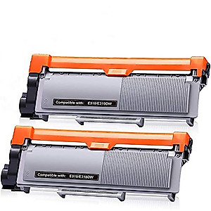 Compatible E310 Toner Cartridge Replacement for Use in Dell E514dw Dell E515dw Dell E515dn for Brother E310 E514 E515 E310dw(Black,2-Pack)