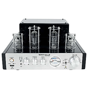 Rockville BluTube Tube Amplifier/Home Theater Bluetooth Receiver+(2) 8" Speakers