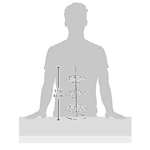 Tablecraft Disposable Holder, Holds 27 Cones, Chrome, 18 cm x 42.5 cm, Steel 18 x 18 x 42.5 cm