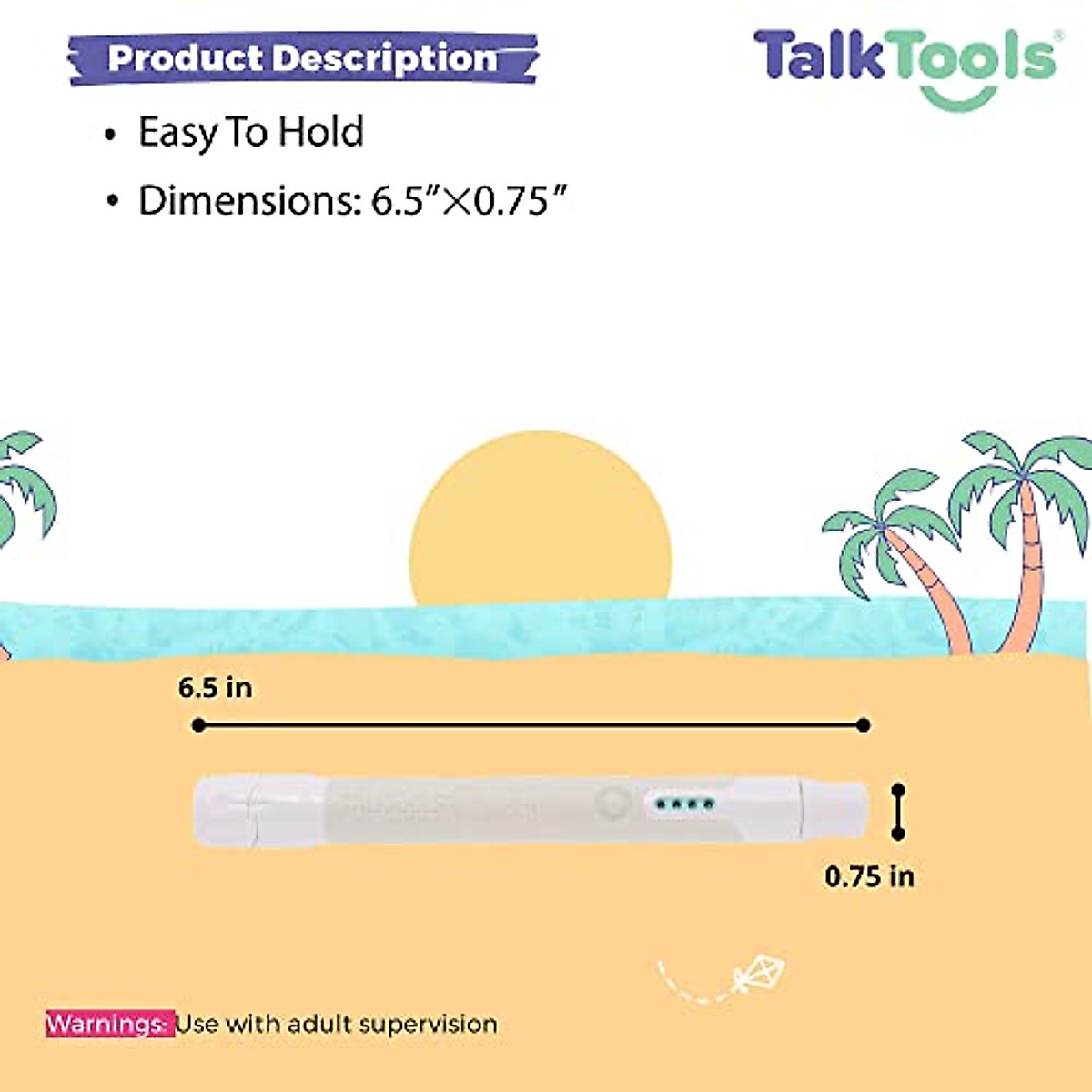 TalkTools® Sensi (White) Oral Sensory Therapy Tool for Speech and Feeding