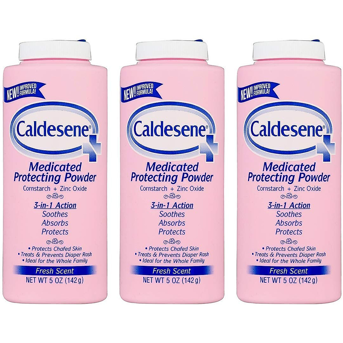 Caldesene Protecting Powder - 5 oz, Pack of 3