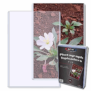 BCW 6x9 Topload Holders | Rigid PVC Photo and Postcard Protectors | Ideal for 6x9 Prints, Cards, and Documents | Acid-Free, Durable Display Case for Maximum Protection | Trading Cards, Photo Storage