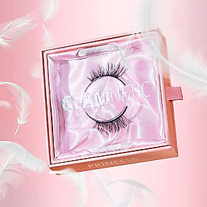 Glamnetic Magnetic Half Lashes Bundle - Princess & Queen | Natural Looking, Short Cat Eye Flared, 6 Magnet Band, Reusable up to 60 Wears