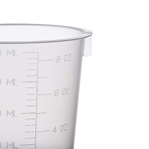 Consolidated Plastics 45383 Disposable Beaker, Polypropylene, 250 mL, 50 Piece