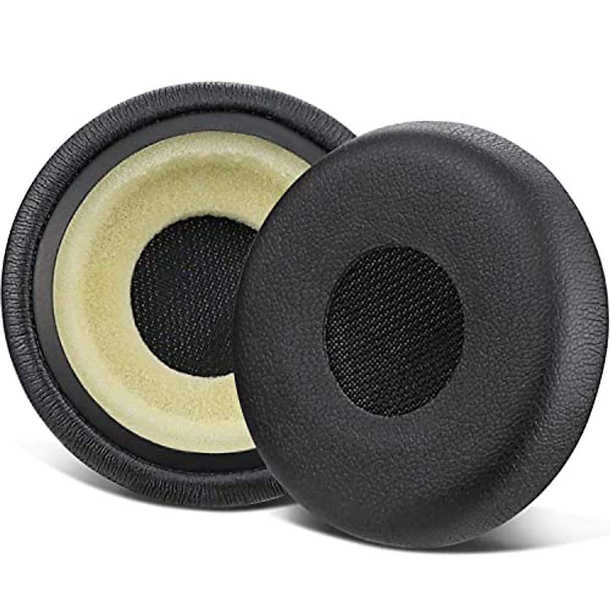 SOULWIT Replacement Ear Pads Cushions for Jabra Evolve 65/40/30/20 Headphones, Earpads for Jabra Evolve 65UC 65MS/ 40UC 40MS/ 30US 30II/ 20SE 20UC 20MS Headset (Black)