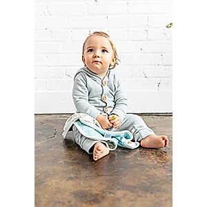 Copper Pearl Baby Security Blanket Set of 2 - Portable Size for Self-Soothing On-The-Go, Ideal Baby Blankets for Boys and Girls, Ultra-Soft, and Gift-Ready Loveys - Chip