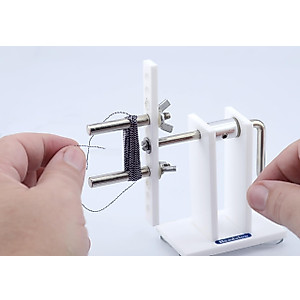 Beadalon 216S-100 7mm O.D. Pegs Tassel Maker, 2.5-9.7cm , White