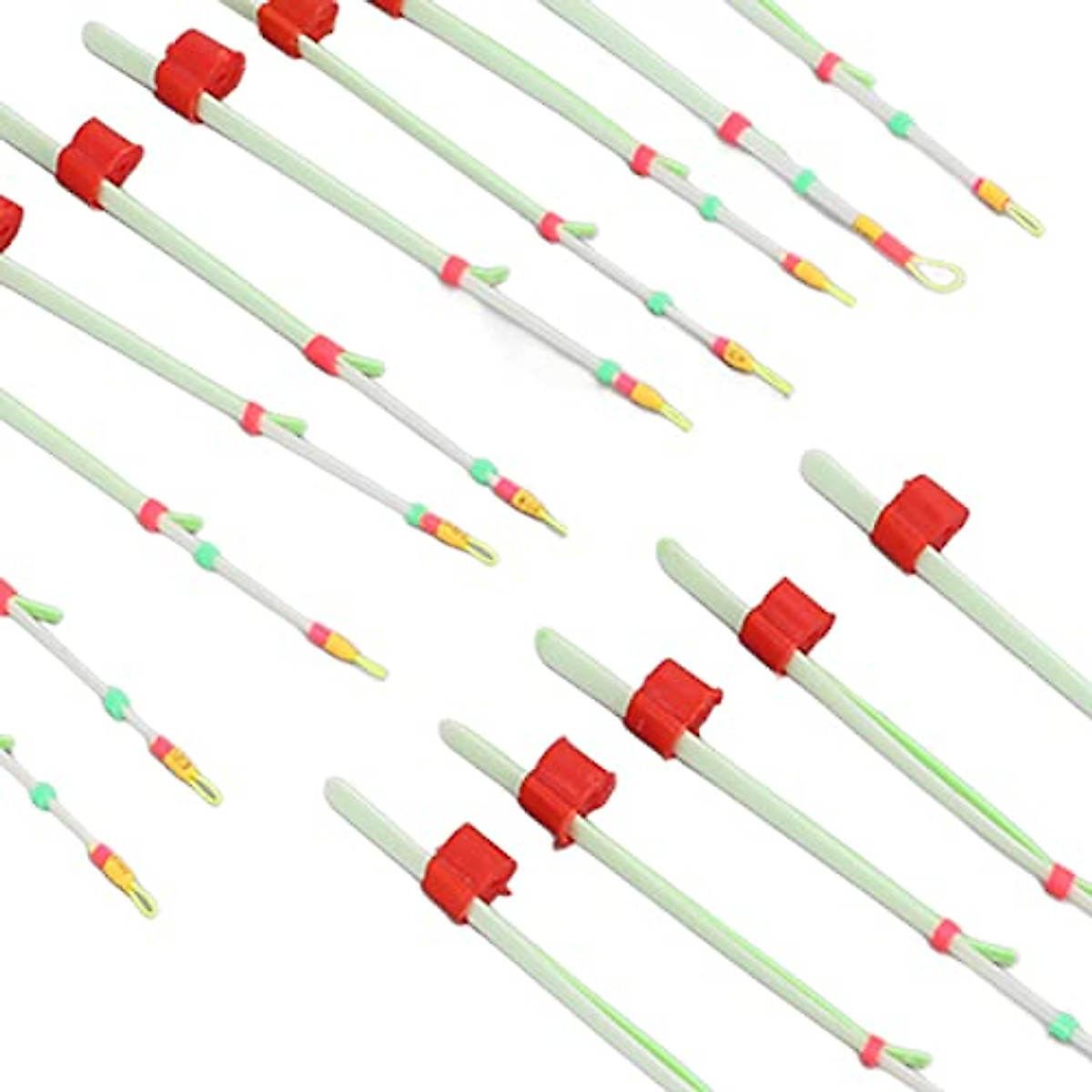 15Pcs Ice Fishing Rod Top Tip Portable Mini Winter Fishing Pole Tip Accessory Fishing Pole Tackle Tip