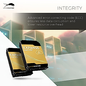 Water Panther WP Expanse 20TB 7200 RPM 512e SATA Gen3 3.5-inch HDD | ECC PLP CMR | Enterprise Data Center SAN Hard Disk Drive - WESA5SLC0200D