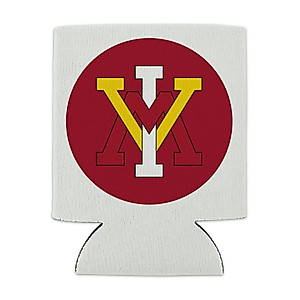 Virginia Military Institute Primary Logo Can Cooler - Drink Sleeve Hugger Collapsible Insulator - Beverage Insulated Holder