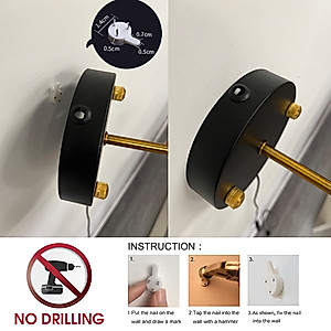 SKIVTGLAMP Cracked Tree-Ring Wood Wall Sconce Rechargeable Battery Operated LED PIP Motion IR Sensor Wall Lamp, No Drilling Cordless Hand Crafted for Rustic Home Decor Backdrop Landscape Customizable