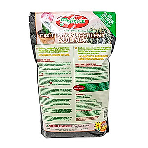 Hoffman 10410 Organic Cactus and Succulent Soil Mix, 10 Quarts, 2 Pack