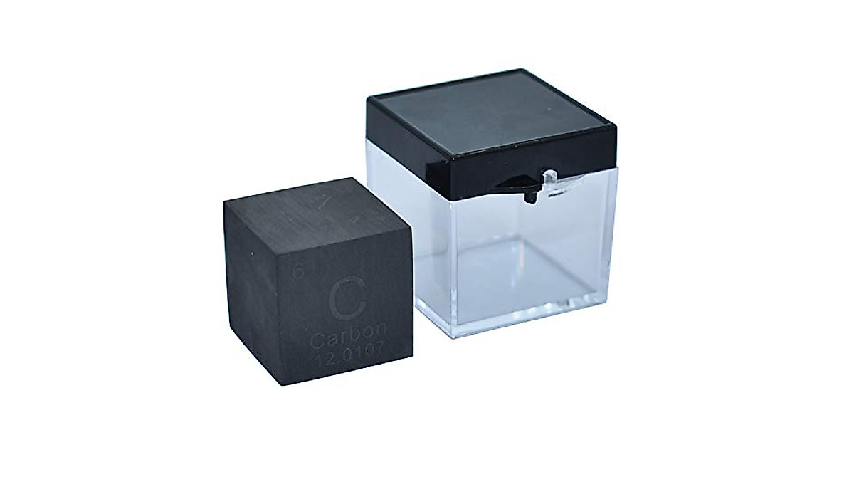 High-Purity Graphite Cube 1 inch for Scientific and Educational Use