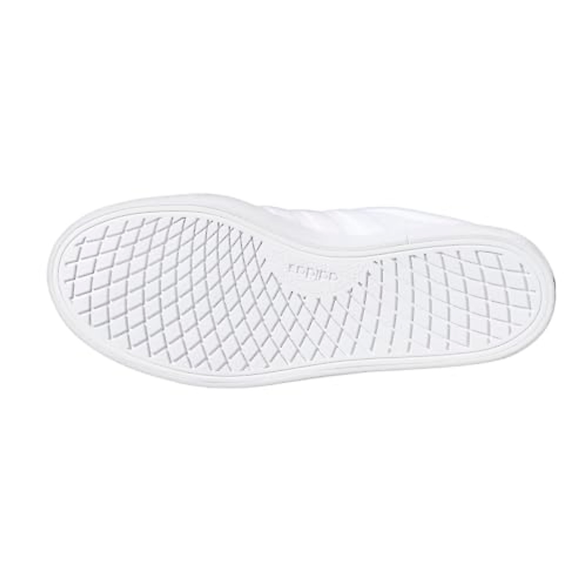 adidas Women's Vulc Raid3r Skate Shoe, White/White/Silver Metallic, 6.5